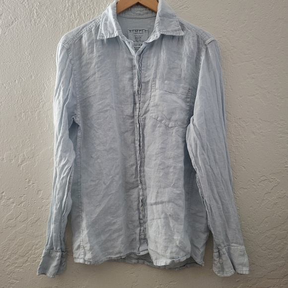 Simple Laguna Beach | Tops | Simple Laguna Beach Live In It Linen Shirt ...